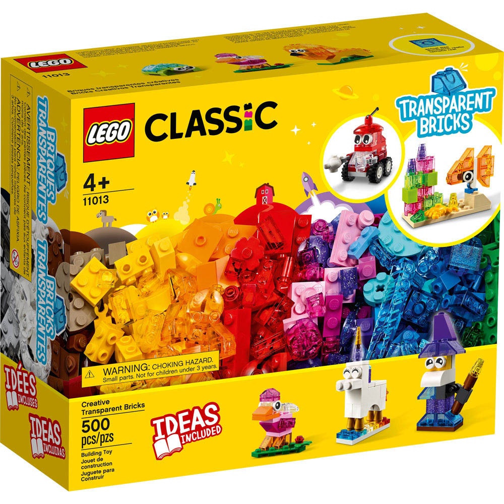 Lego Classic Blocos Transparentes Criativos 11013 - 500pcs | Shopee Brasil