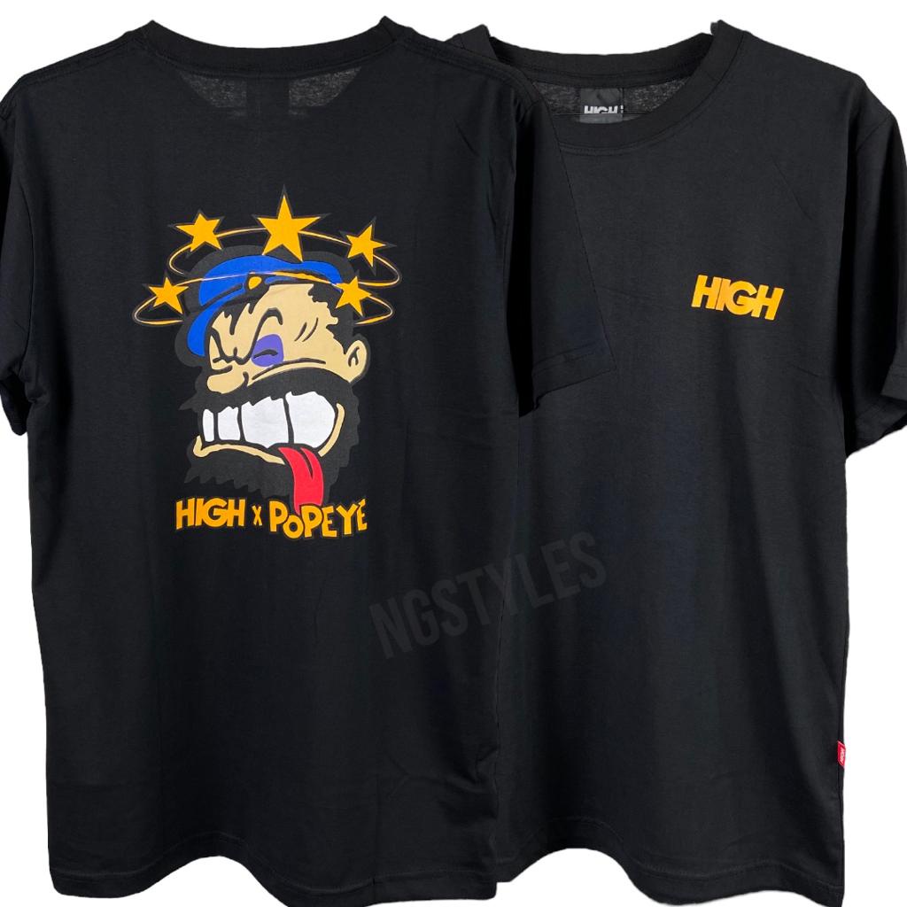 Camiseta High x Popeye Tee Brutus Malha Premium Street | Shopee Brasil
