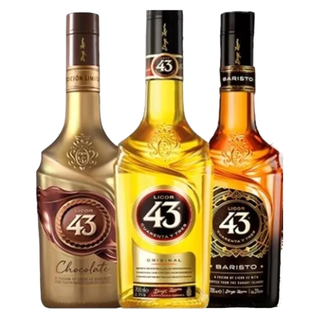 Kit Licor Espanhol Diego Zamora 43 (3 Sabores) 700ml | Shopee Brasil