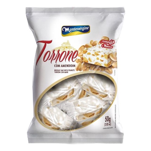 Mini Torrone Com Amendoim Montevergine Kit 10 Pacotes De 50g | Shopee ...