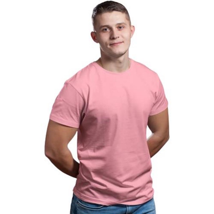 Camiseta Rosa Lisa Premium 100% Algodão | Shopee Brasil
