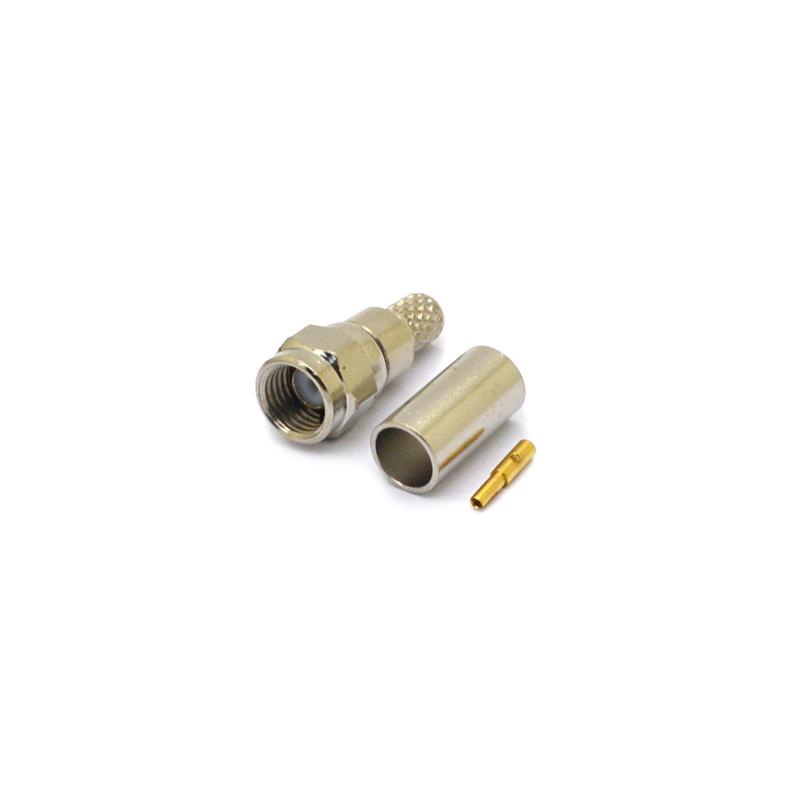 Conector SMA Macho Reto Cabo Crimpagem RG-58/RGC-58 Pino Fêmea - 3057 ...