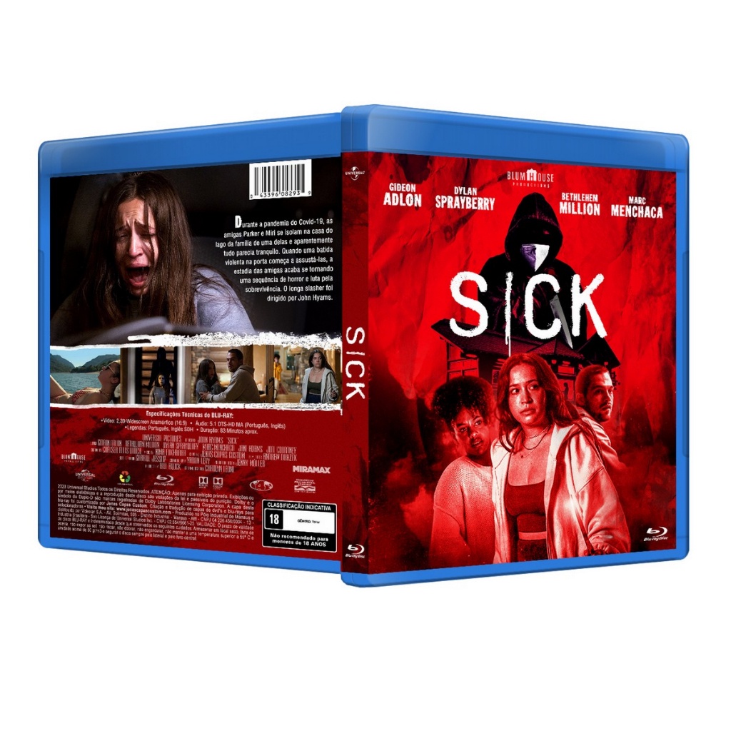 Blu-ray: Sick [PERSONALIZADO] | Shopee Brasil