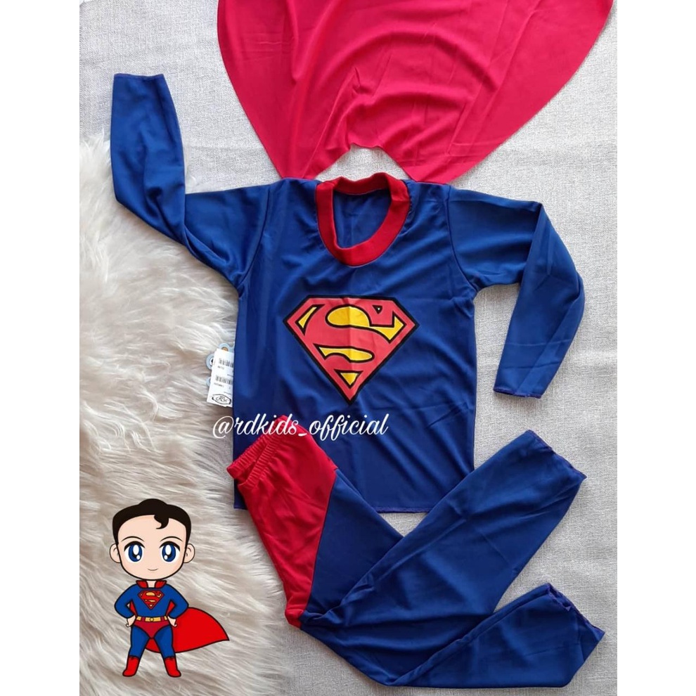 Fantasia Super Homem Superman infantil com capa festa aniversário ...