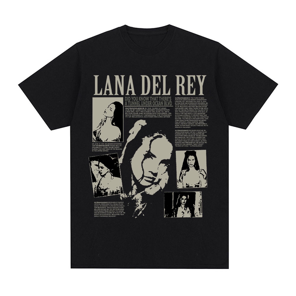 Camisa Lana Del Rey artista envio rapido -Mademo | Shopee Brasil