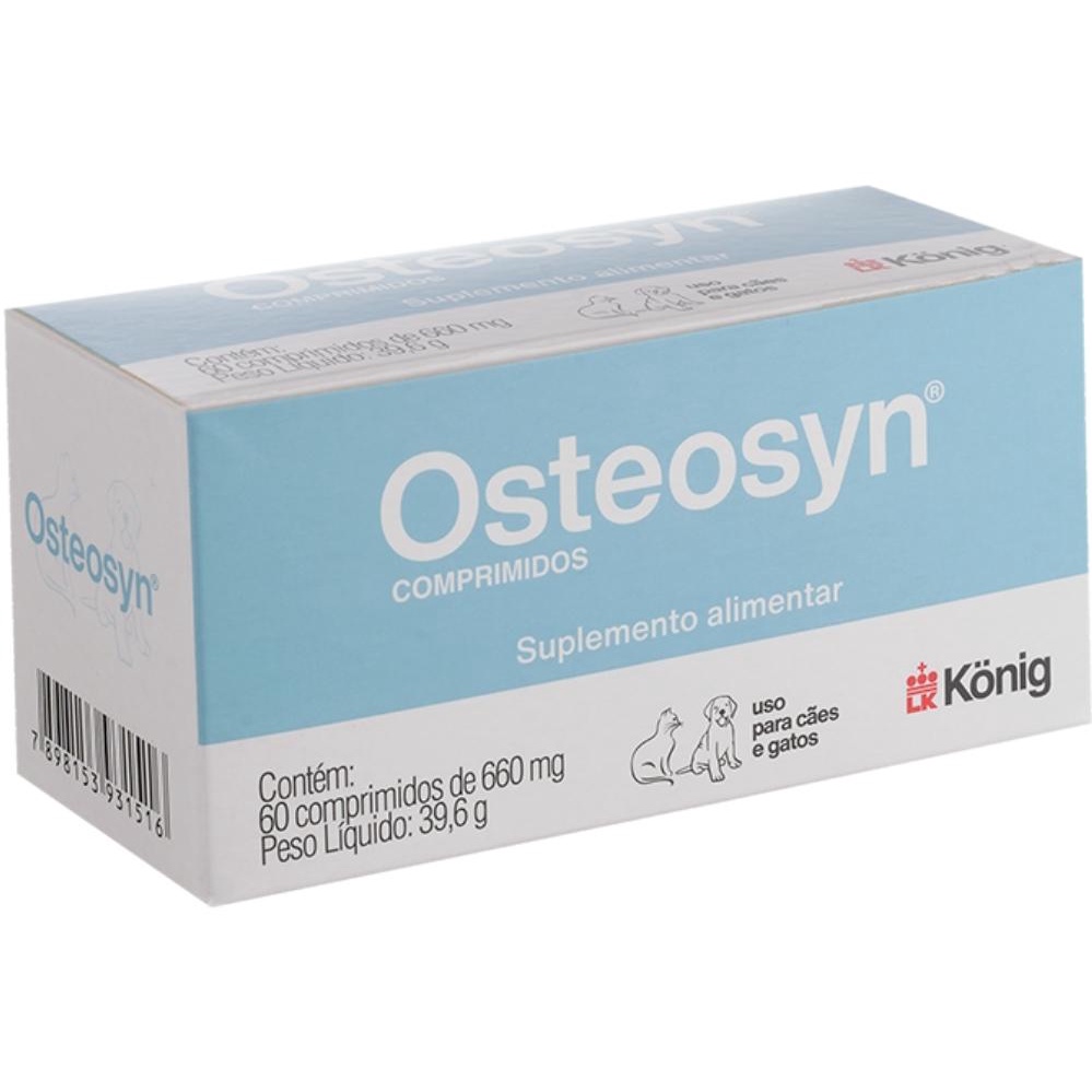 Osteosyn 660mg 60 Comprimidos - Konig | Shopee Brasil