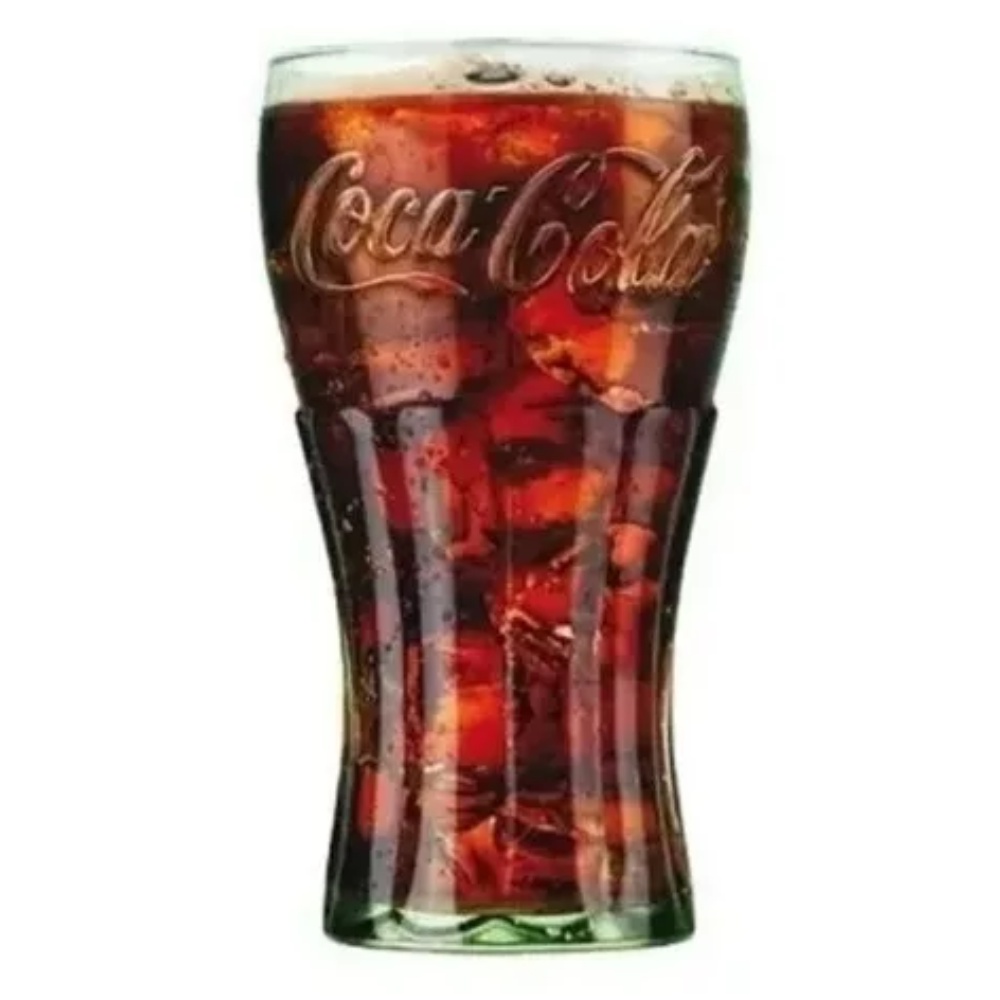 Kit 6 Copos Coca Cola Coke Contour Vidro Nadir 470ml | Shopee Brasil