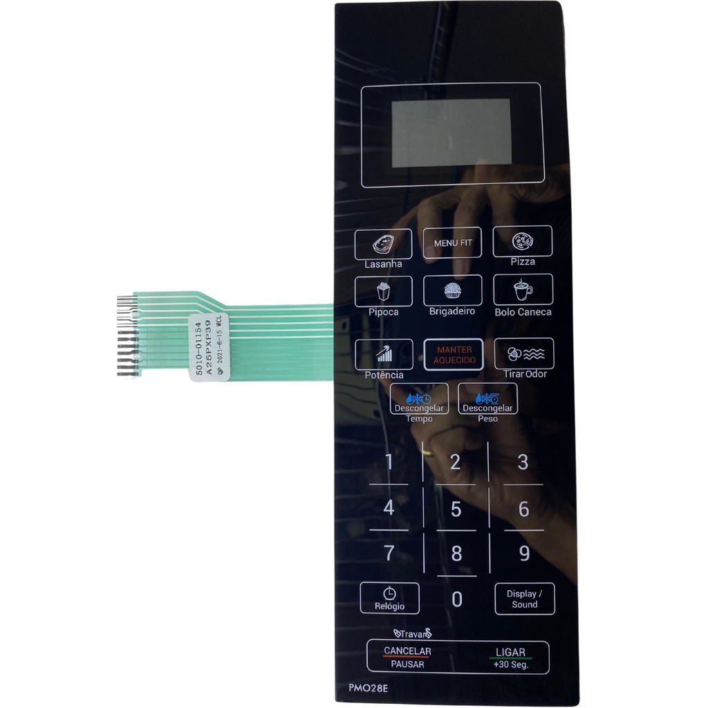 Membrana Teclado Microondas Philco Pmo28e Original | Shopee Brasil