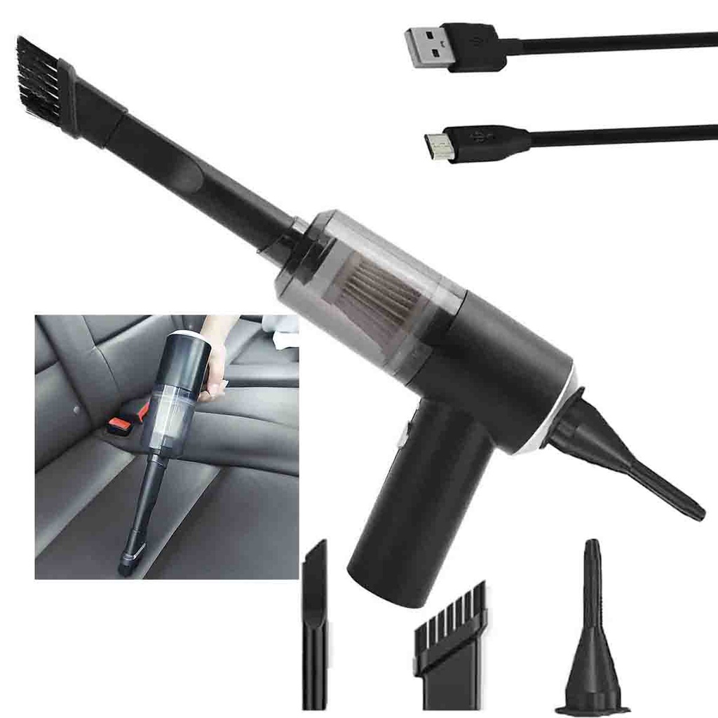 Aspirador Po Sem Fio Portatil Soprador Limpeza Sofa Tapete Casa Carro ...