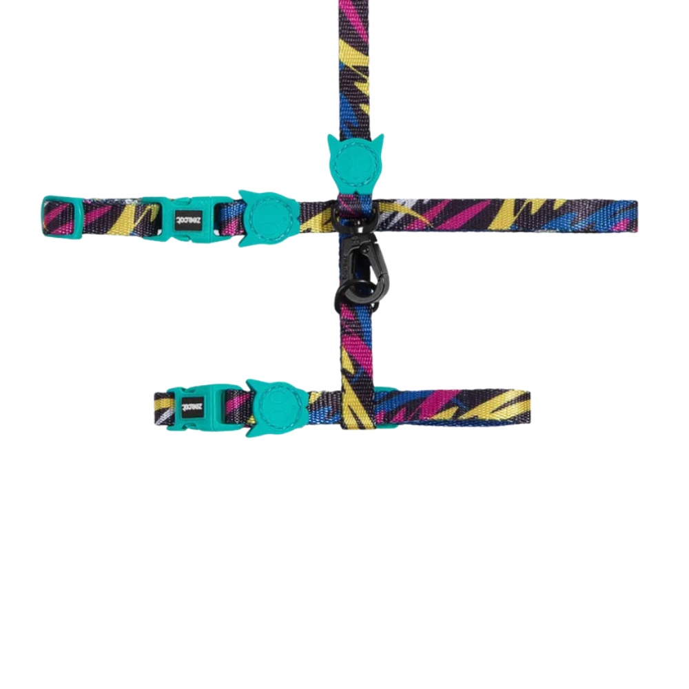 Peitoral ZeeDog Com Guia Para Gatos Woozer | Shopee Brasil