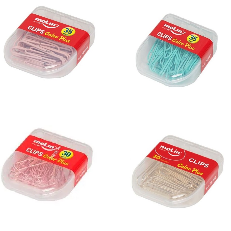 Clips Color Plus 50mm moLin | Shopee Brasil