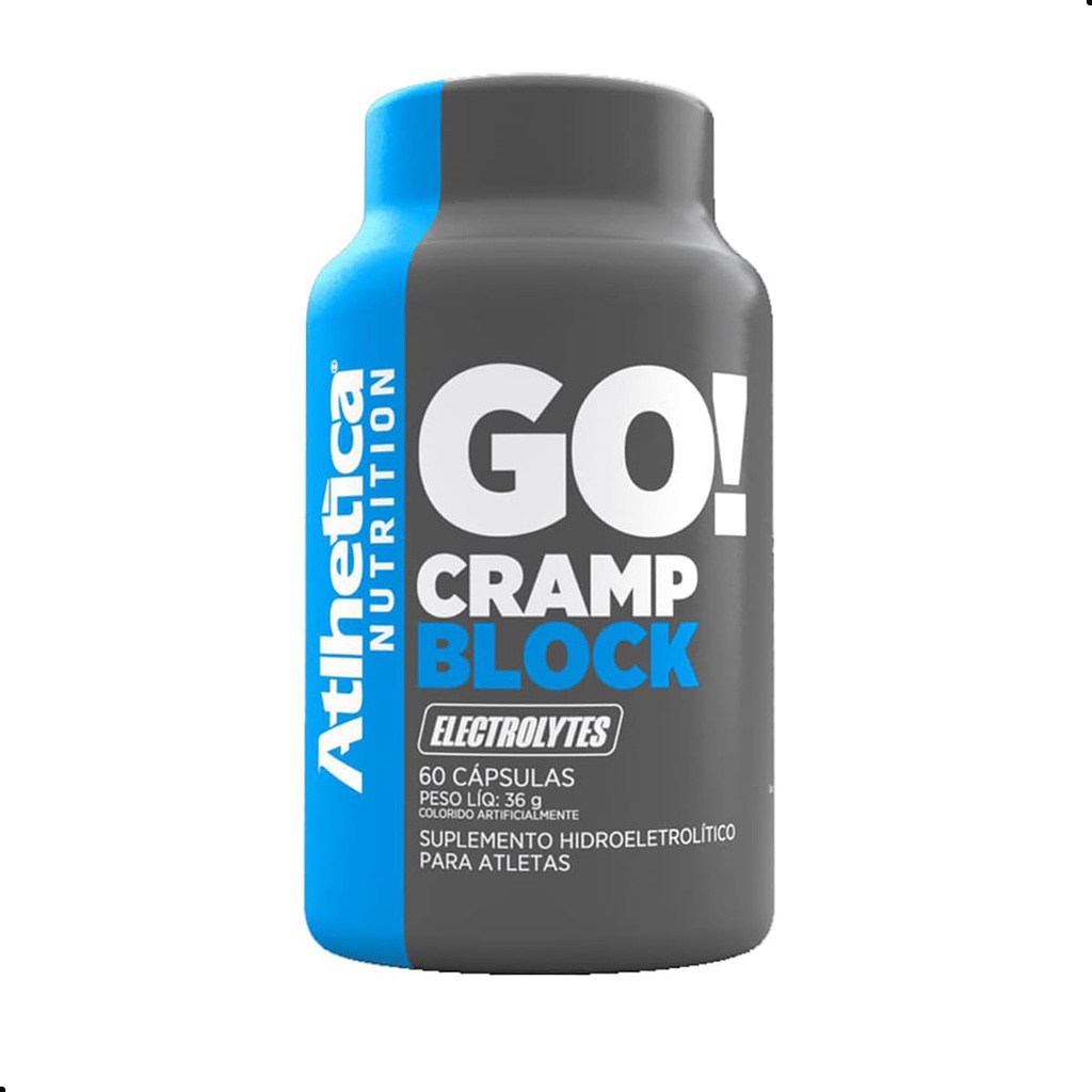 Go Cramp Block Eletrolytes 60 Capsulas Atlhetica Nutrition | Shopee Brasil