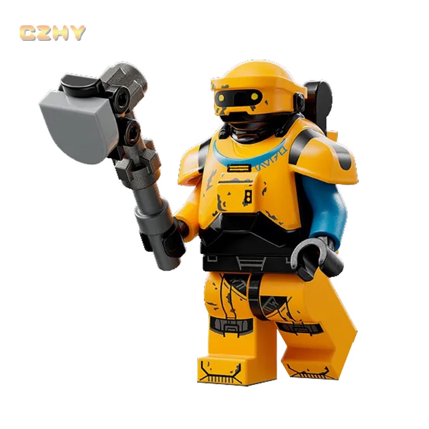Mandaloriano Quente Com Grogu Mini Building Blocks Figuras Peli Motto ...