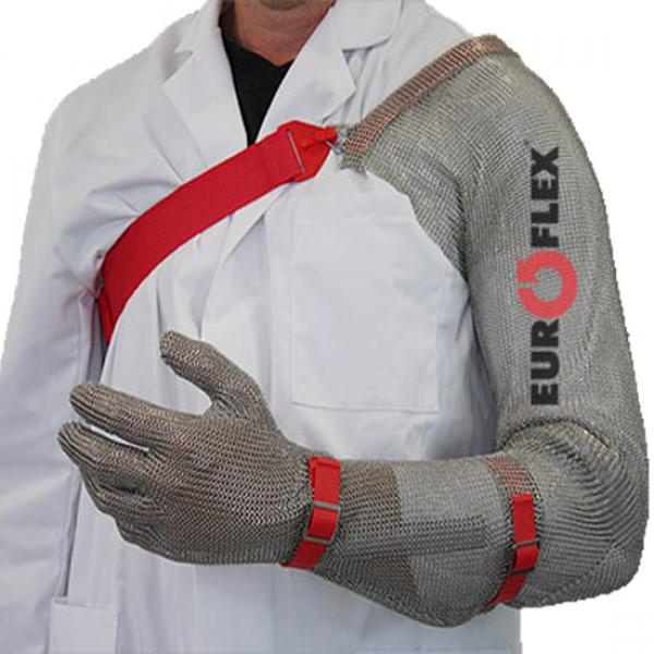 Luva Malha de Aço Inox 60cm até o Ombro Frigorífico Açougue Açougueiro ...
