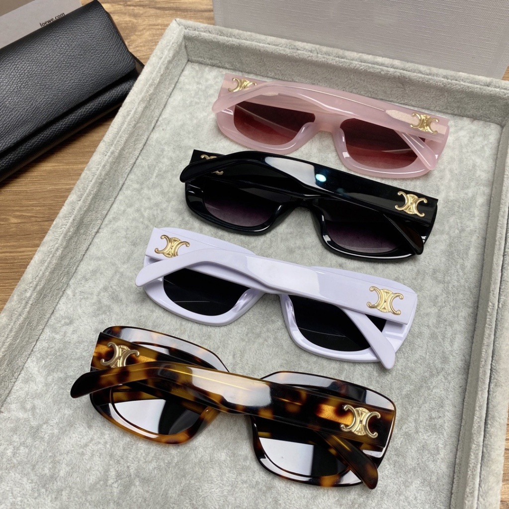 CELINE 22 New Arc de Triomphe logo retro box sunglasses Little Red Book ...