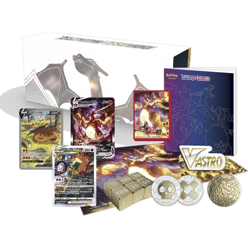 Box Ultrapremium - Charizard - Pokémon TCG | Shopee Brasil