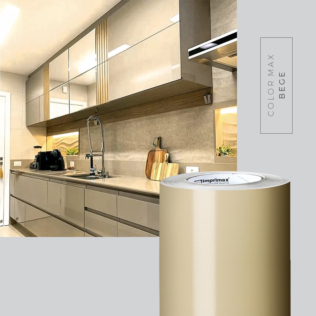 Adesivo Envelopamento Vidro Móveis Laca Leitoso Bege 1x3m | Shopee Brasil