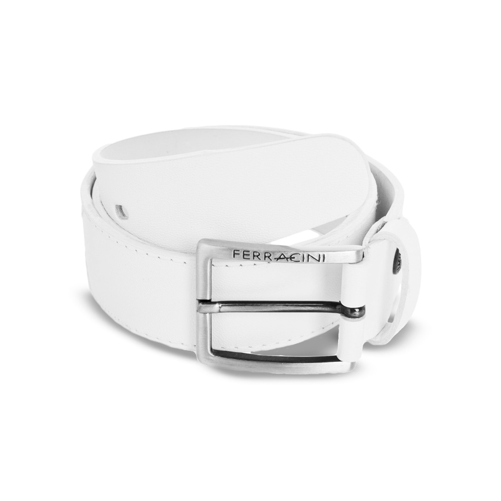 Cinto Branco Masculino Ferracini de Couro com Fivela Fc 265 BR | Shopee ...