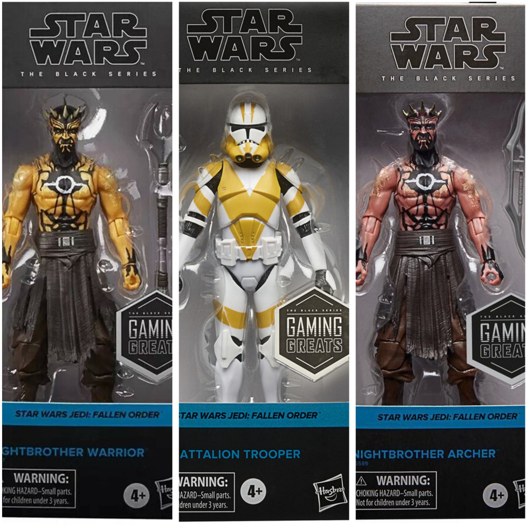 Série negra Star Wars Jedi Fallen Order Nightbrother Warrior Archer 13 ...