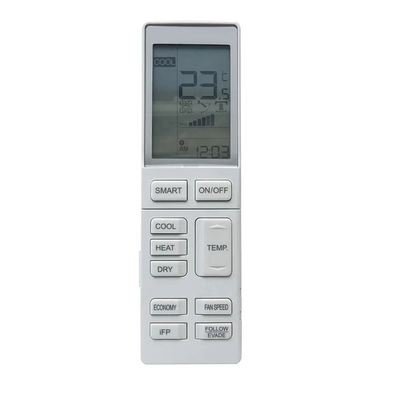 Controle remoto para Ar Condicionado Trane Split Cassete e Piso Teto ...