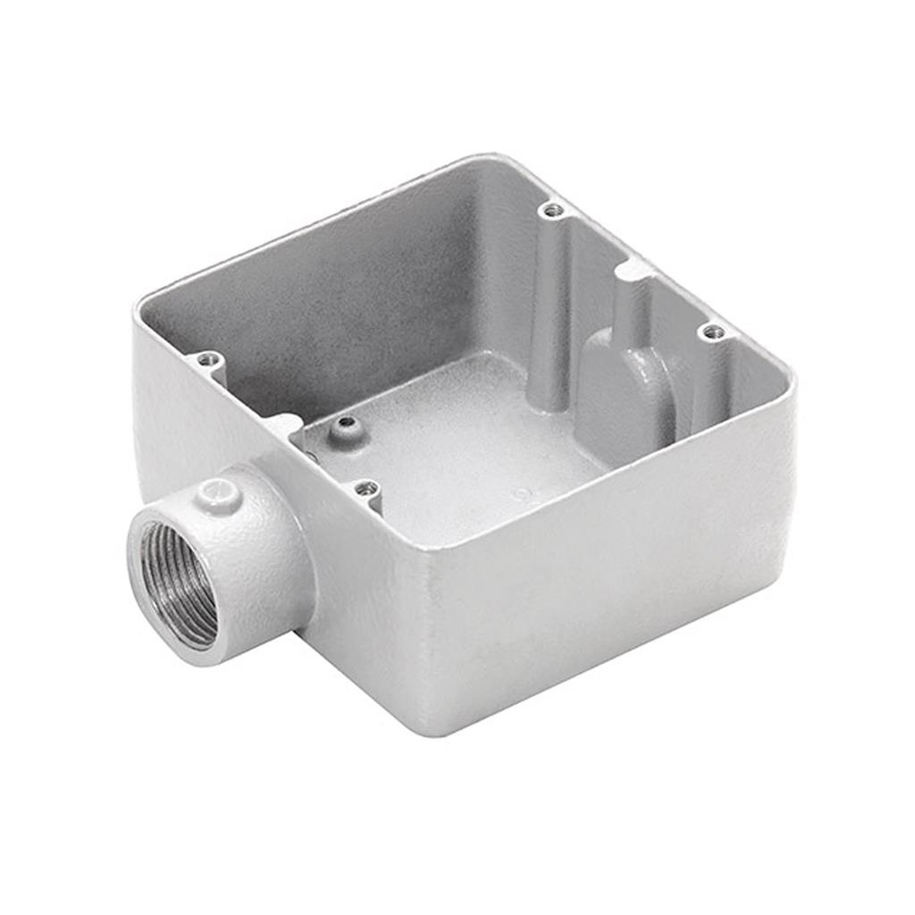 Condulete Duplo E Aluminio 3/4 Com Rosca Sem Tampa - Wetzel | Shopee Brasil