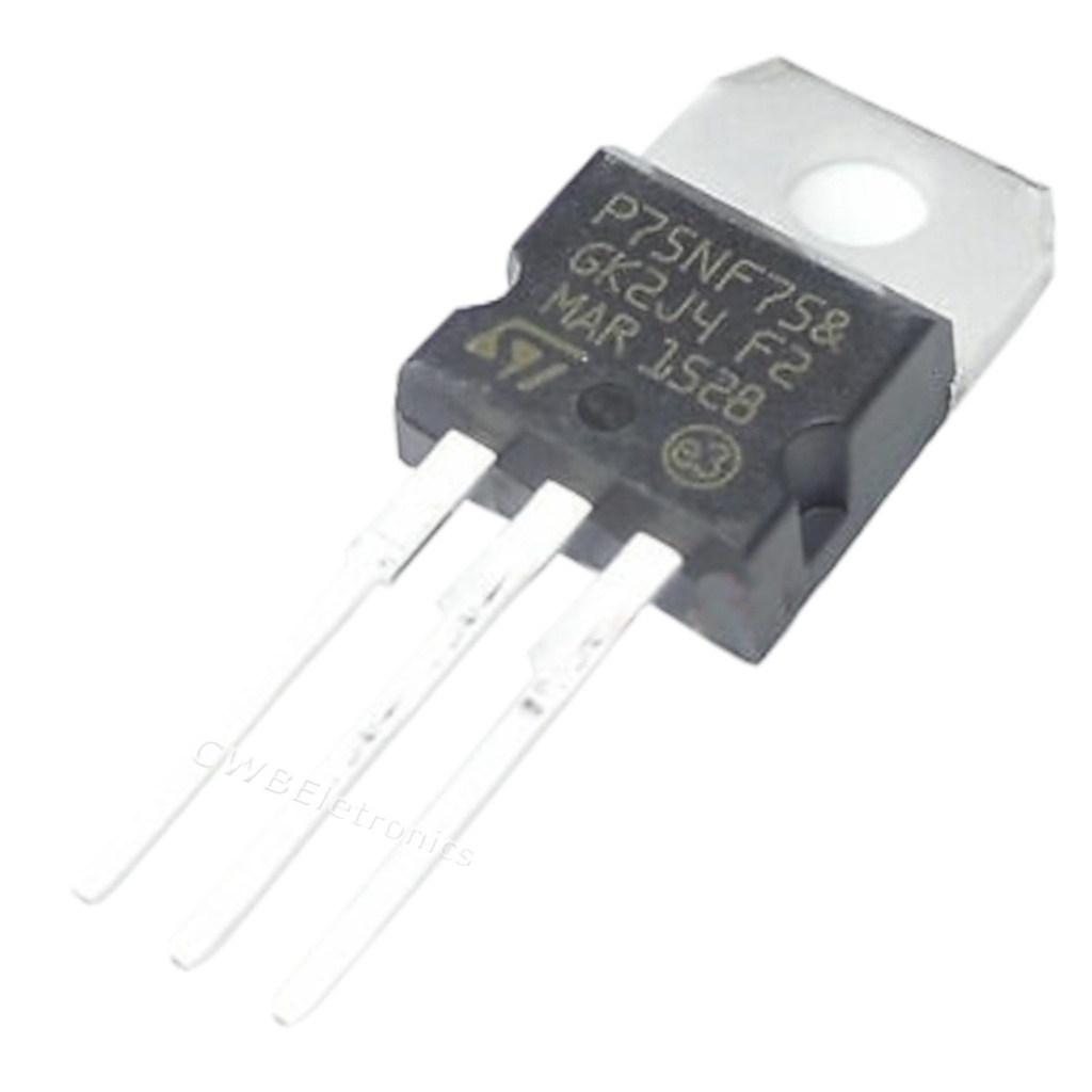 Transistor Fet Mosfet P75N75 (1 Peça) P75 N75 75N75 | Shopee Brasil