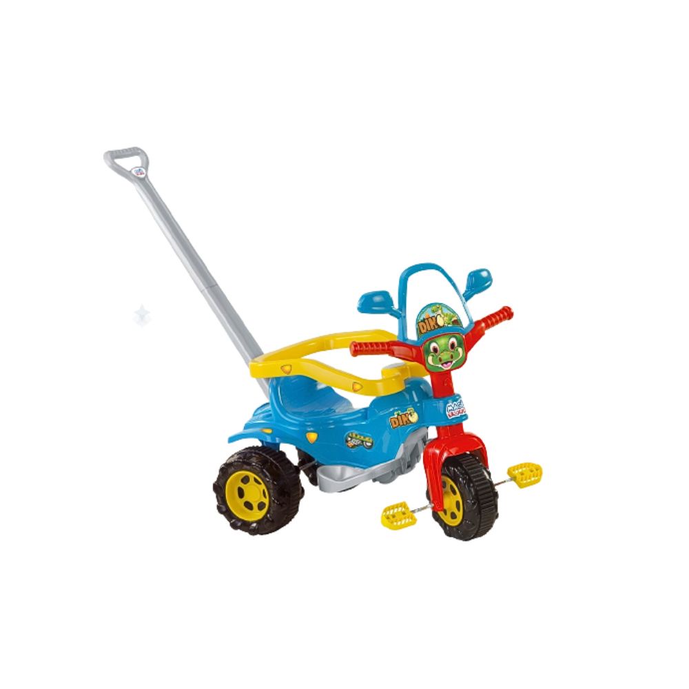 Triciclo totoka Magic Toys Tico-Tico Dino Azul Diversão da Infancia ...
