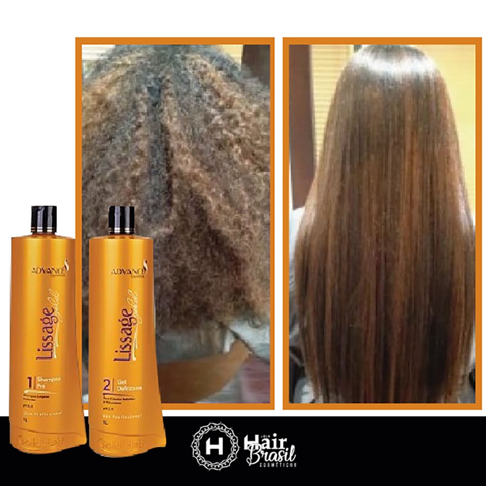 Mascara Anti Volume E Progressiva Lissage Gold Zero Formol | Shopee Brasil