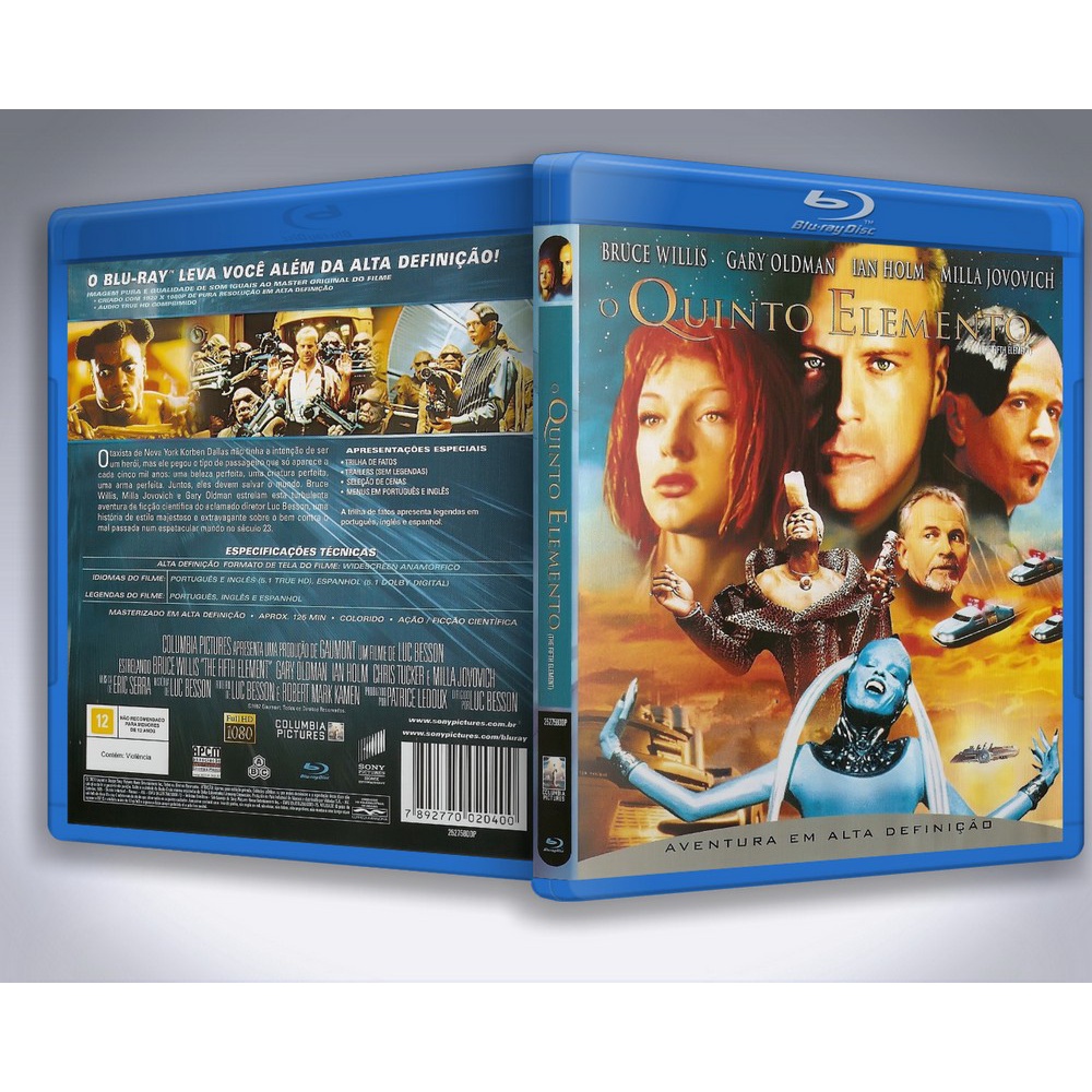 Blu-ray: O Quinto Elemento [PERSONALIZADO] | Shopee Brasil