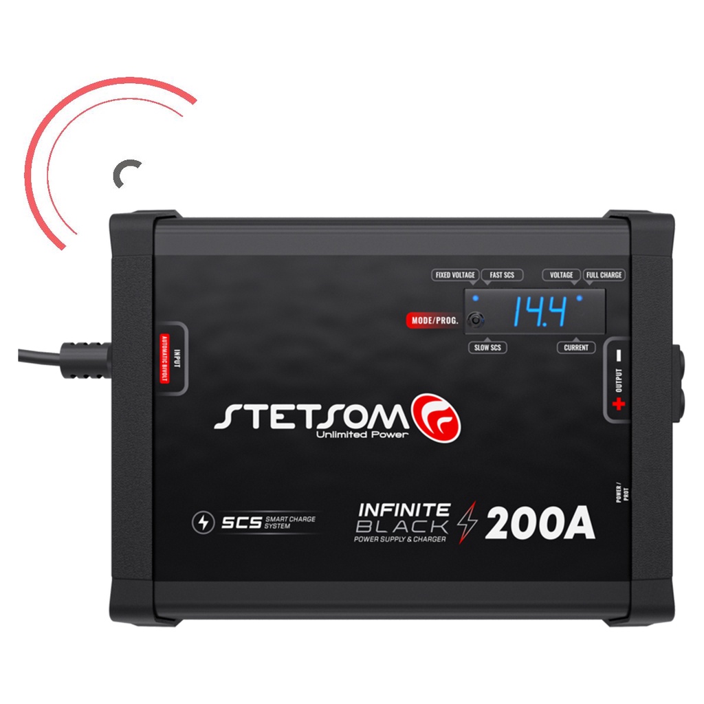 Fonte Carregadora Stetsom Infinite 200 Amperes Black Bivolt | Shopee Brasil