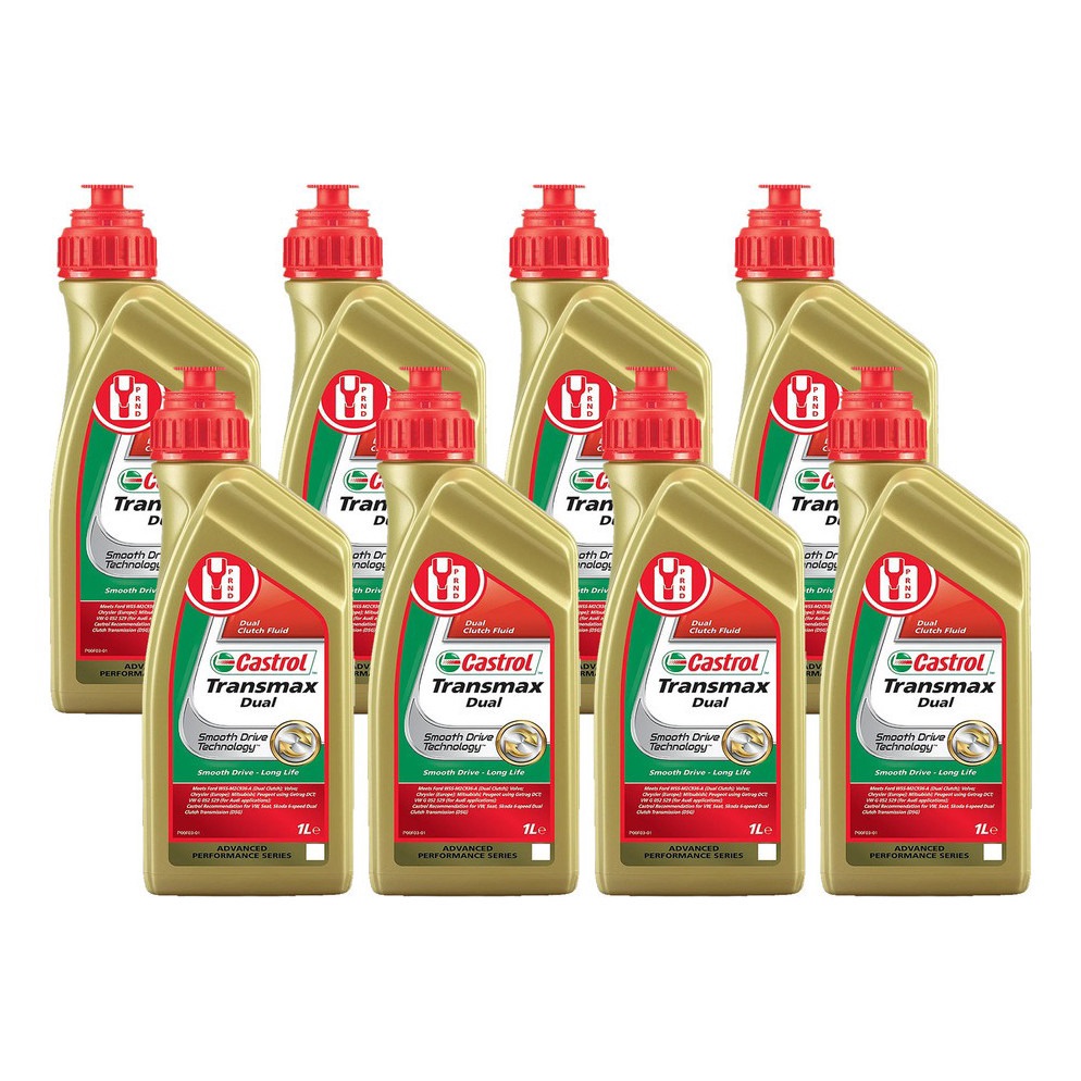 Kit 8 Castrol Transmax Dual Sae 75w | Shopee Brasil