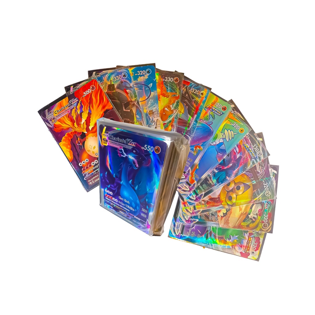 Kit 30 cartas pokémon VMAX - 30 cartas VMAX - Sem repetir | Shopee Brasil