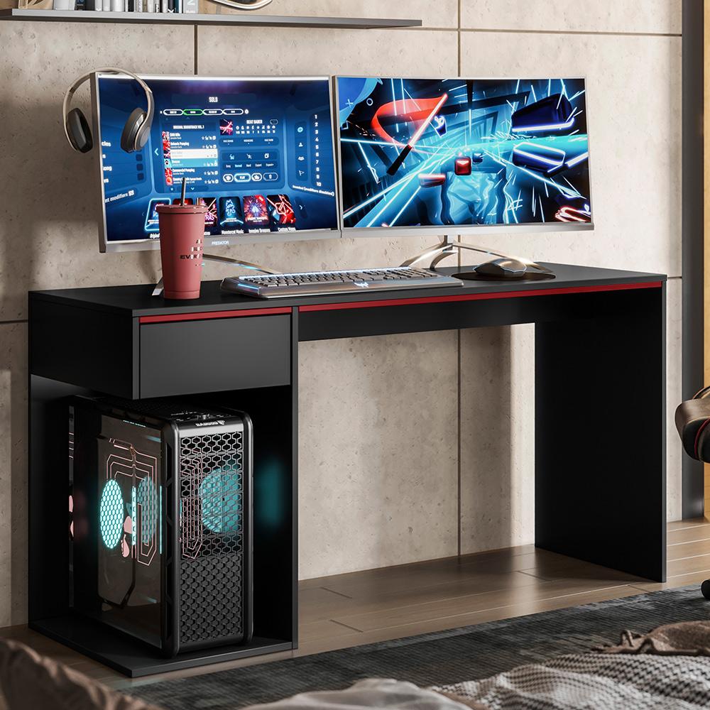 Escrivaninha Gamer Movelove Mesa Gamer Jogos Start Flex Mdp De 136cm X ...