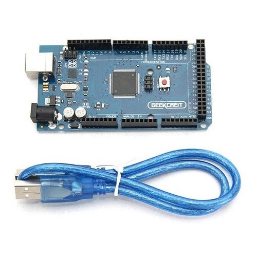 Placa Compatível Arduino Mega 2560 R3 Atmega Com Cabo Usb Shopee Brasil