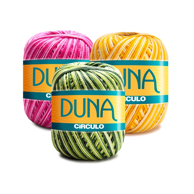 Linha Duna Círculo 100g 170 Metros Cores Multicolor | Shopee Brasil