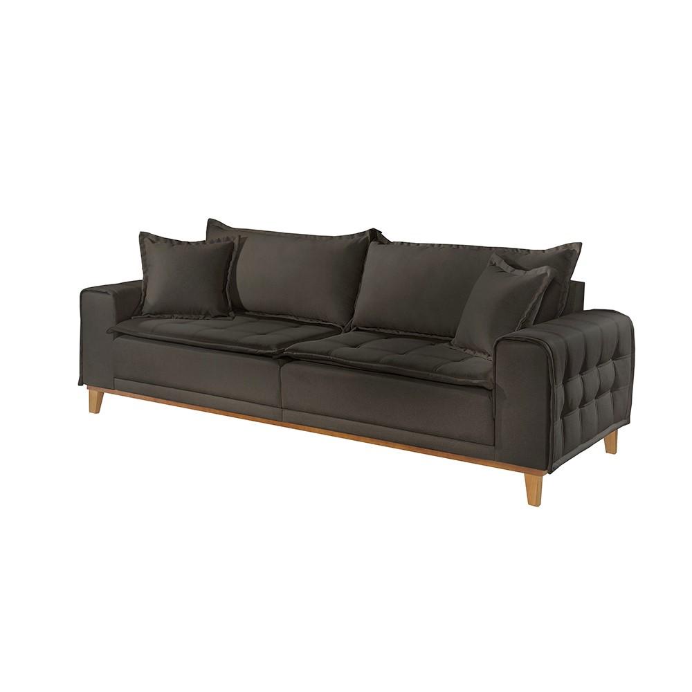 Sofá Fixo Orfeu Até 4 Lugares Luxo 2,20m Castellar Móbile | Shopee Brasil