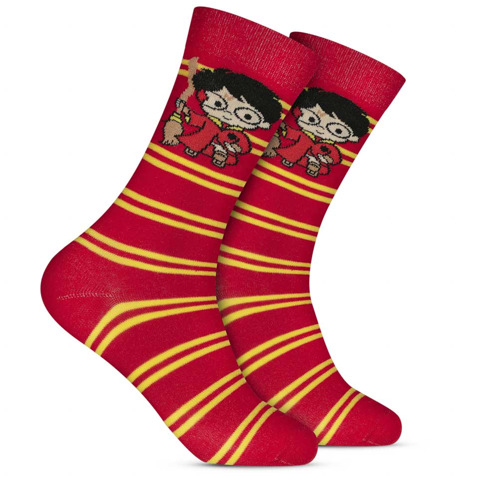 Par de Meia 33/38 Style Cano Longo Harry Potter Listrada (004HRWL22783 ...