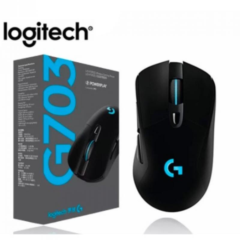 Rato De Escritório 24h Ship-Logitech G703 Mouse Bluetooth Sem Fio 16K ...