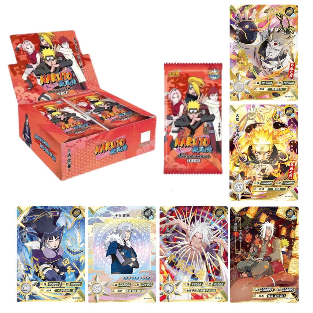 Cartas Naruto Oficiais da Kayou Booster Box em Chinês (T2W2) | Shopee ...