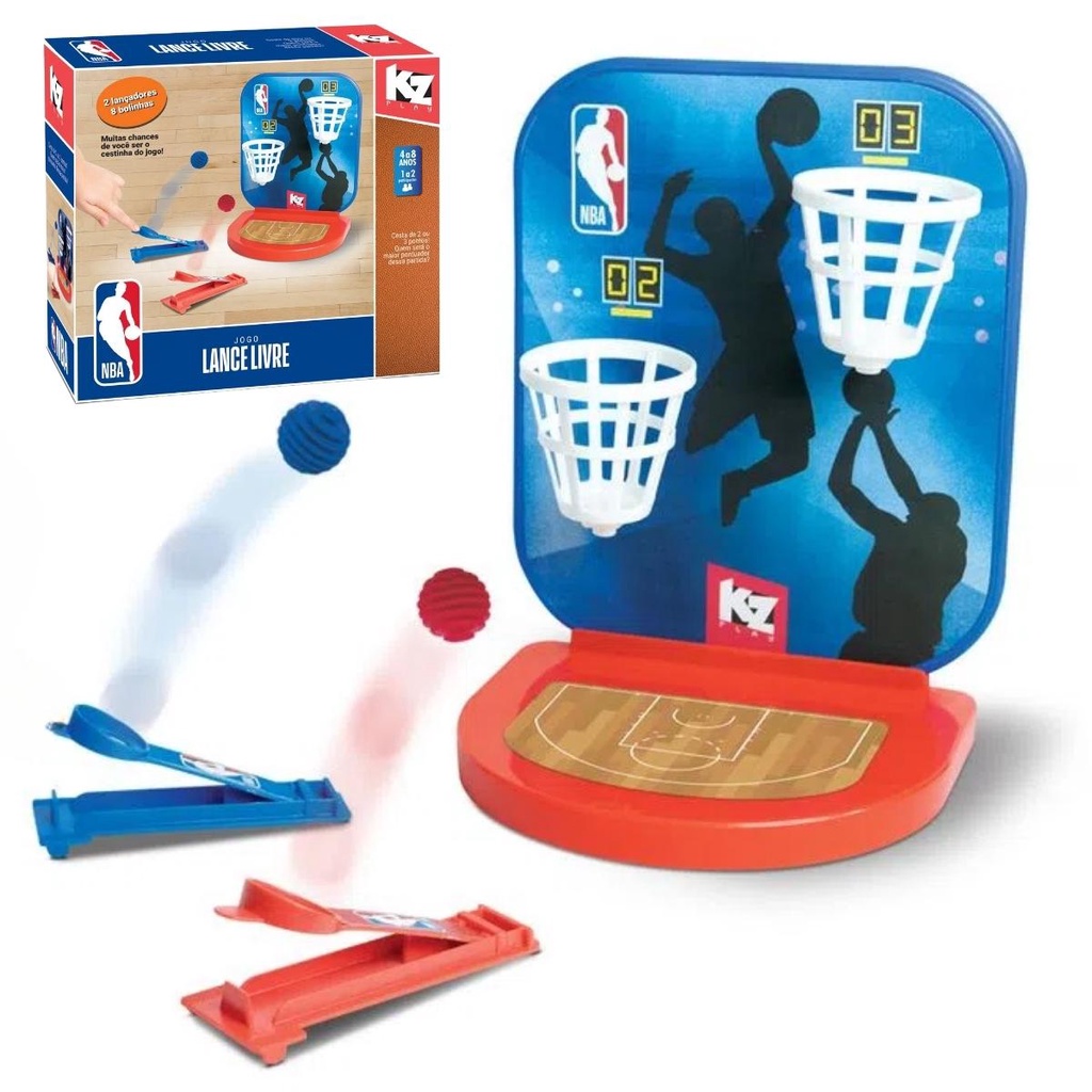 Jogo NBA Lance Livre Brinquedo Original Licenciado Elka | Shopee Brasil