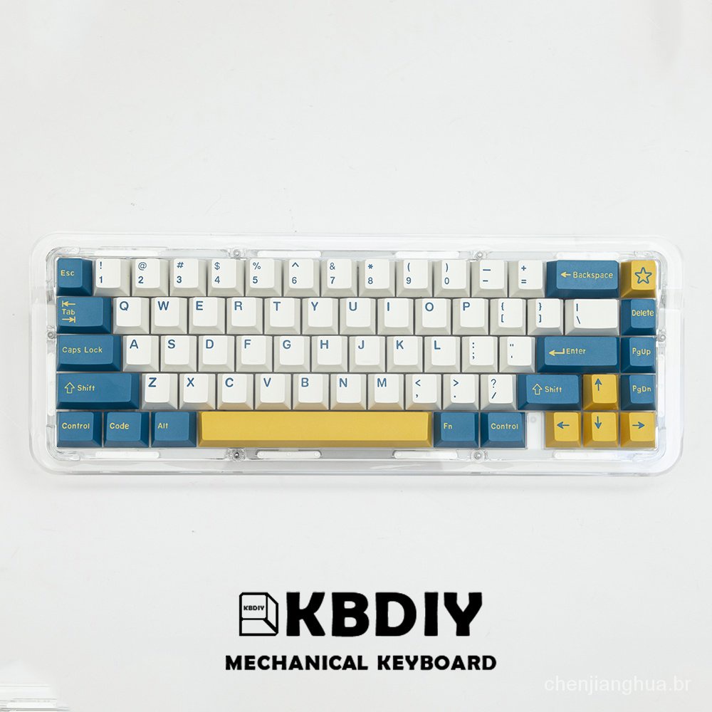 Keycap KBDiy 173 Teclas/Conjunto PBT DYE-SUB GMK Merlin Keycap para ...