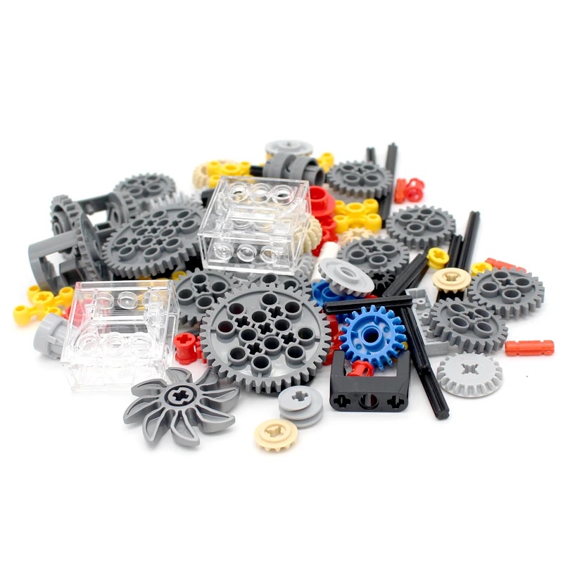 117PCS Technic Plastic Building Blocks Tijolos Car Gear Link Liftarm ...