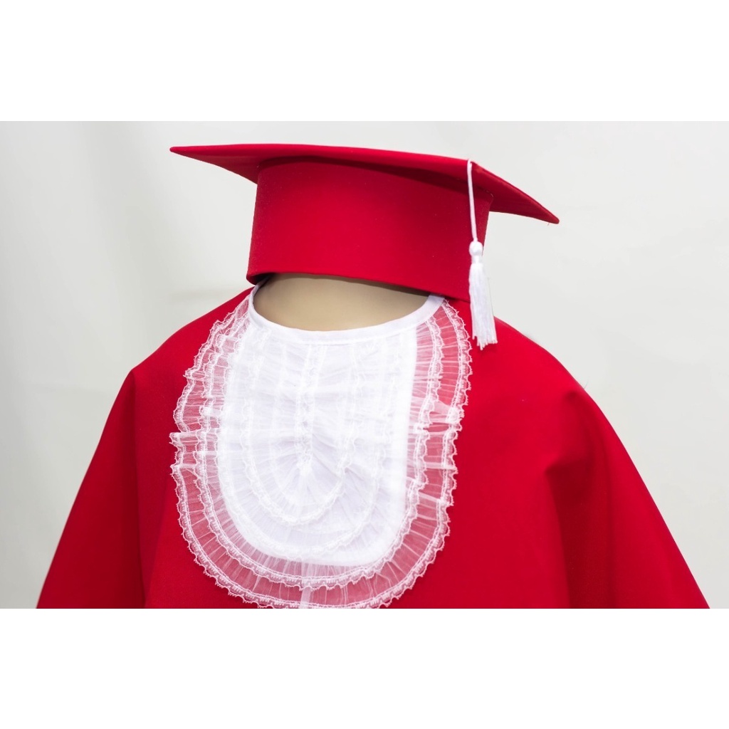 Kit 15 Meia Beca Infantil Completa com Capelo e Canudo para Formatura ...