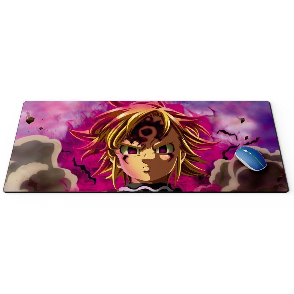 Mouse Pad Gamer 65x25 Nanatsu No Tzai Meliodas | Shopee Brasil
