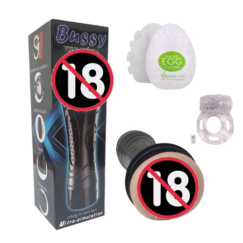 Conjunto Masturbacao Com Egg Magical Clicker + Masturbador Textura Vagina + Anel Peniano Com ...
