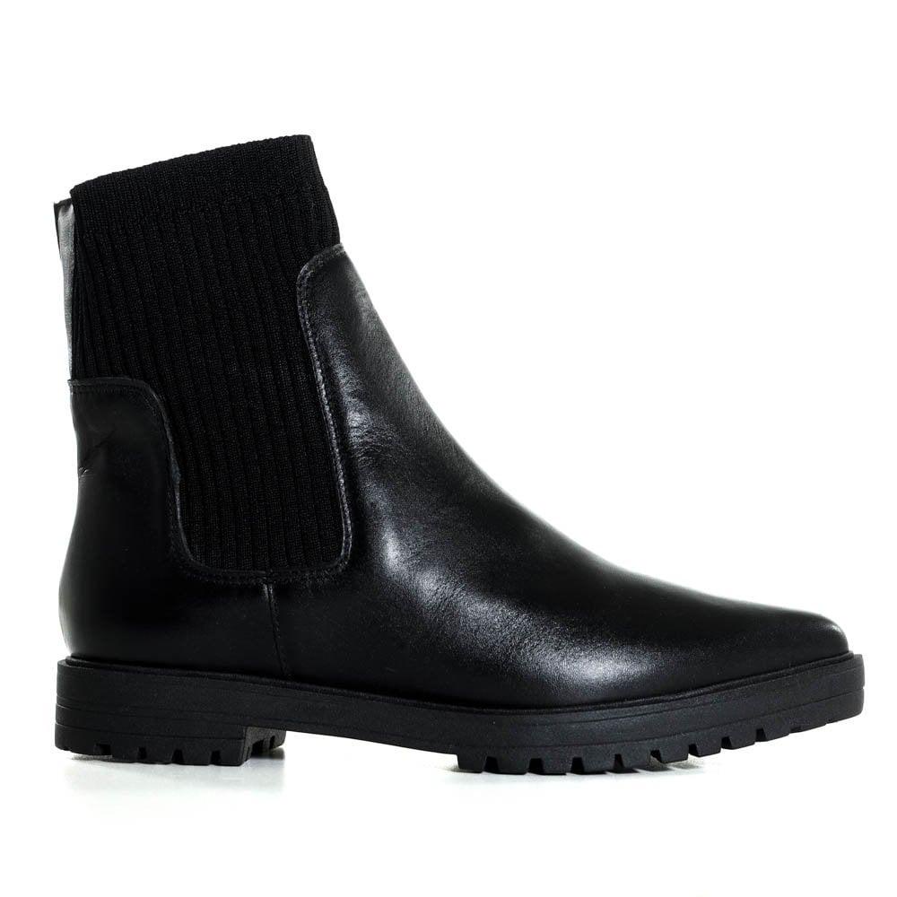 Bota Chelsea Feminina Zariff 524 Preta | Shopee Brasil