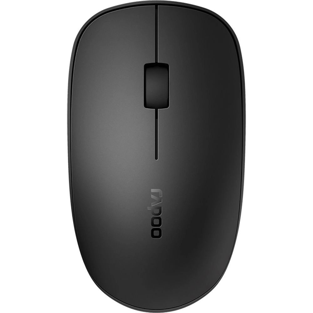Mouse Rapoo M200 Bluetooth com Pilha 2.4 Ghz Black | Shopee Brasil