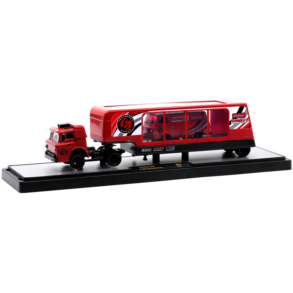 Miniatura - 1:64 - 1970 Ford C-950 & 1965 Ford Econoline Van - Auto ...