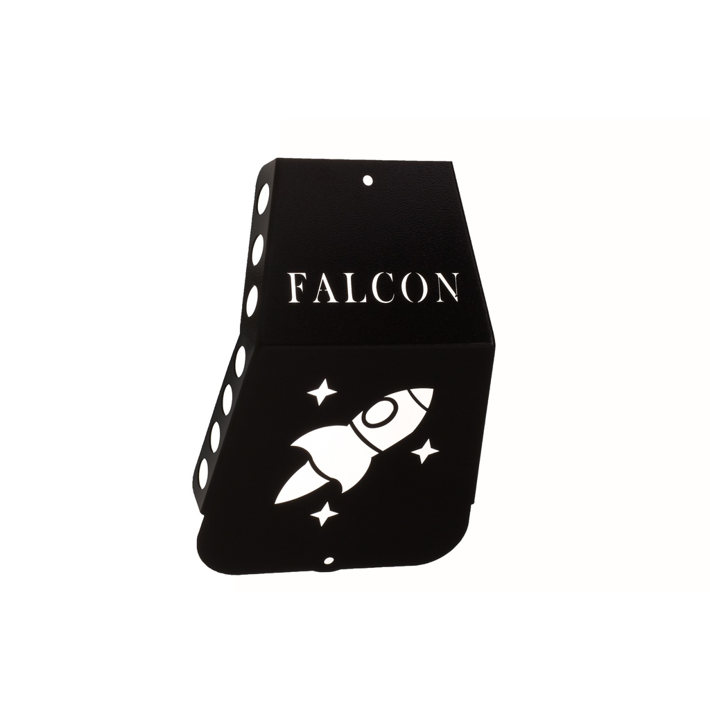 Protetor de cárter Falcon NX400 preto | Shopee Brasil