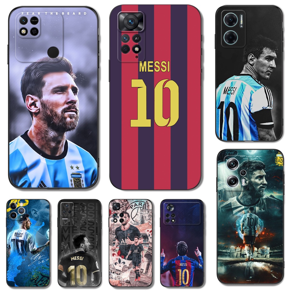 Estojo Para Xiaomi Redmi Nota 12 5G POCO X5 PRO 5G Capa Telefone messi ...